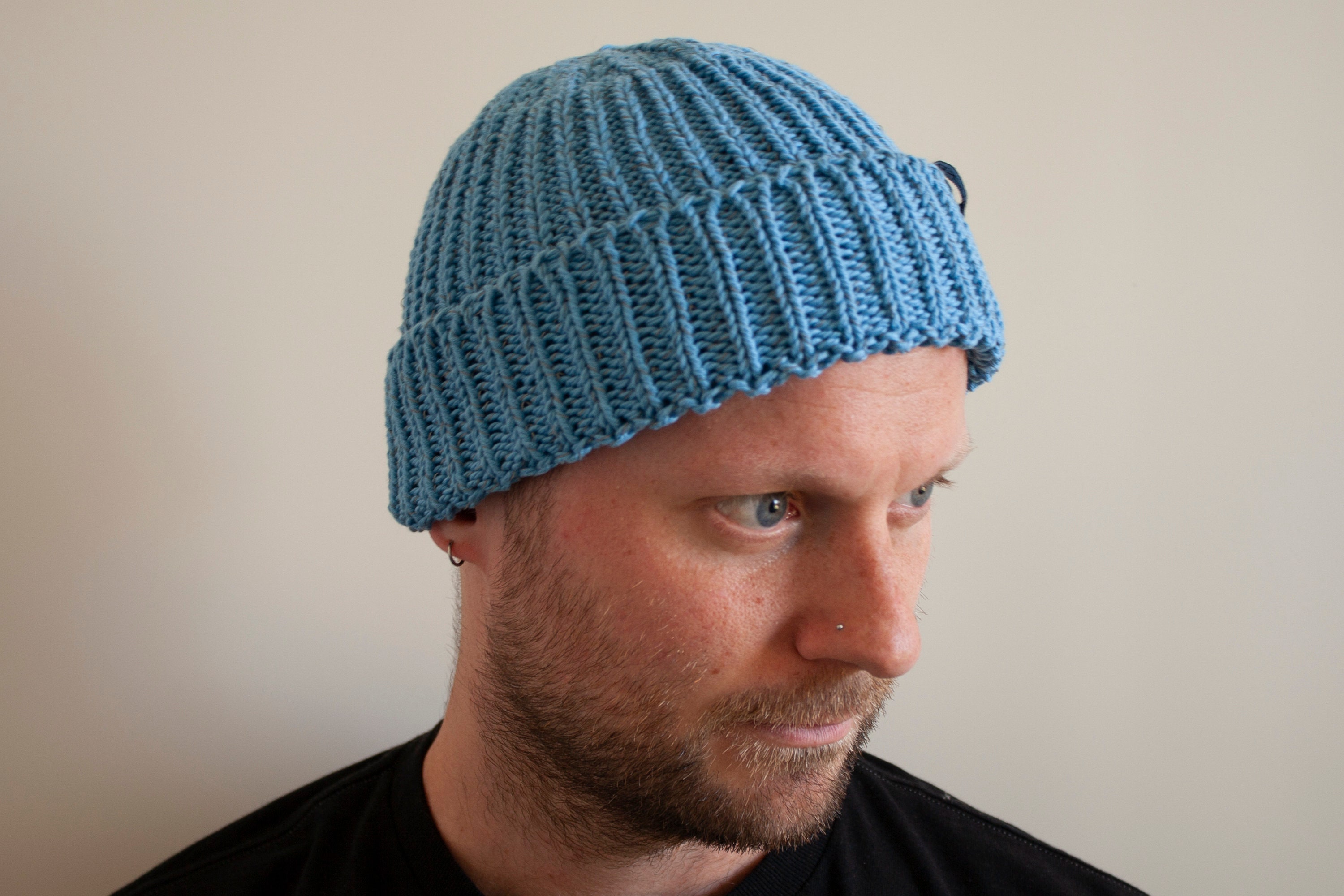 Adult Reflective Cotton Ribbed Hat - Brimmed Rib Design - Etsy UK