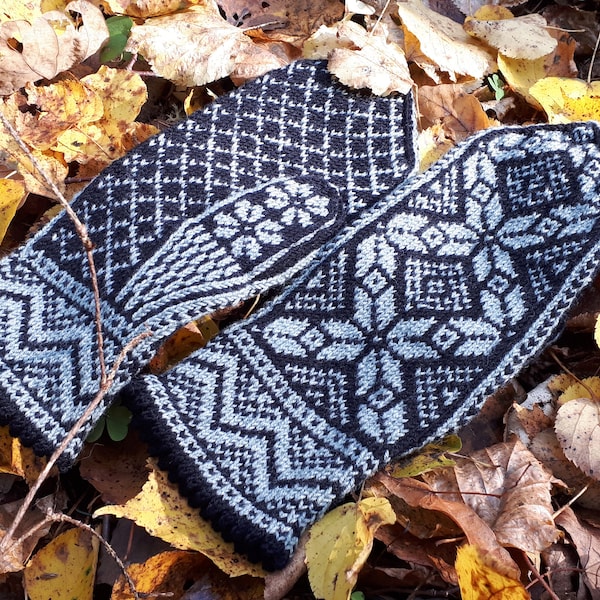 Scandinavian Mittens - Etsy