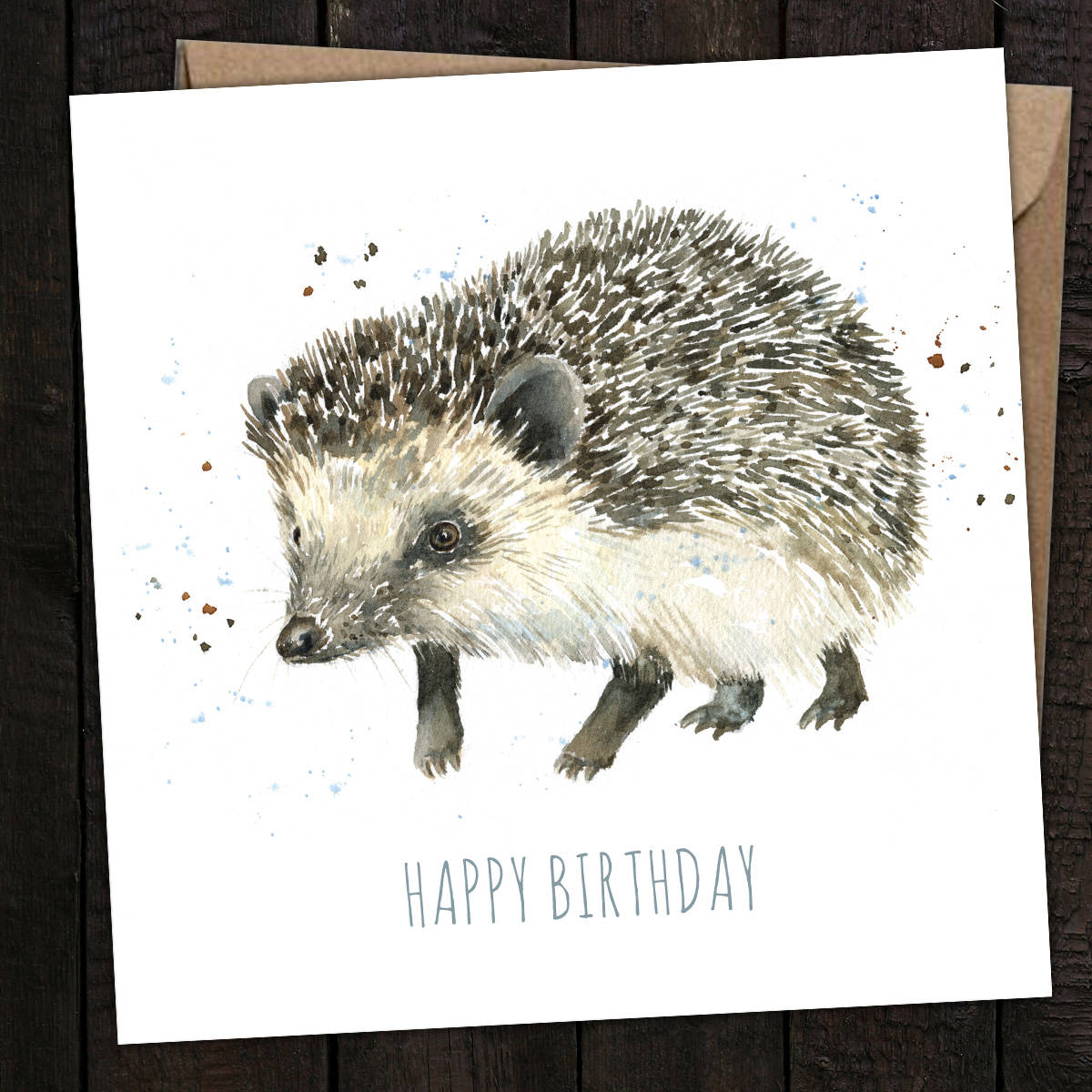 Hedgehog Card, Hedgehog Birthday Card, Hedgehog, Country, British ...