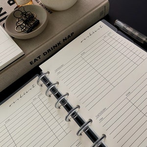 Wishlist Tracker Planner Inserts | Classic Font | Oat Paper - Etsy