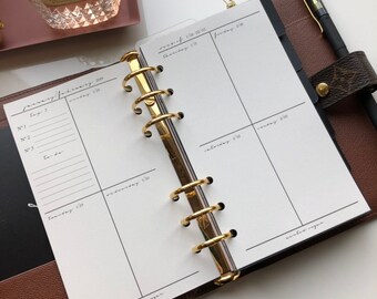 Discbound Planner Inserts - Etsy