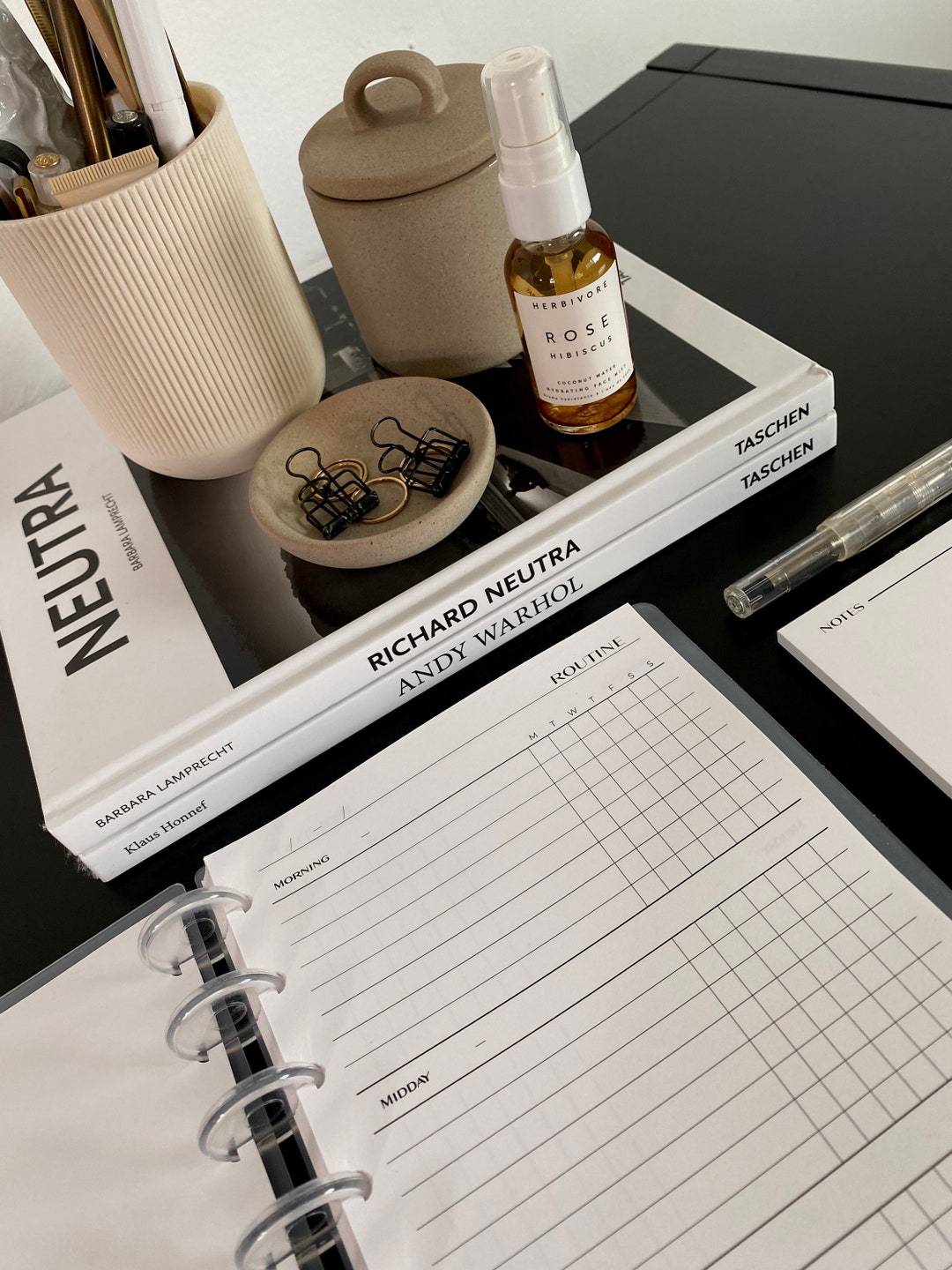 Routine Tracker Inserts | Habit Tracking Planner Pages | A5 Personal ...
