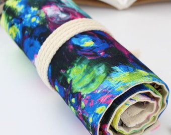 168/128/108/72/48/36 Holes Colorful Pencil Wrap,artist Roll,colored ...