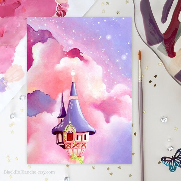 Rapunzel Painting - Etsy