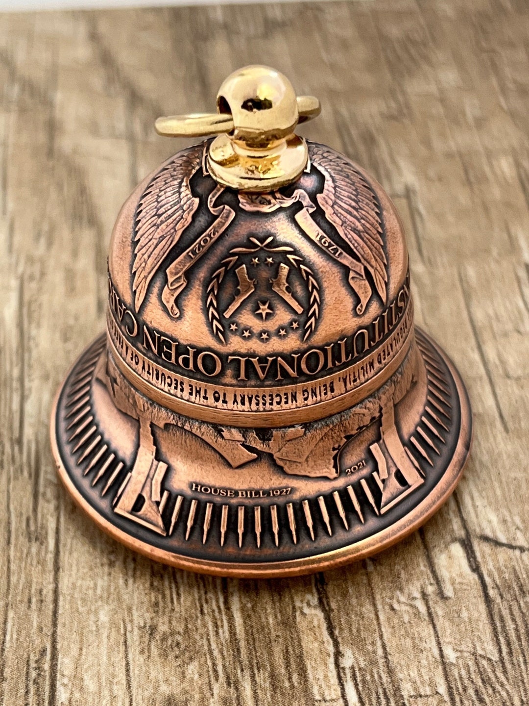 Constitutional Open Carry Motorcycle Bell – Handcrafted From .999 Fine ...