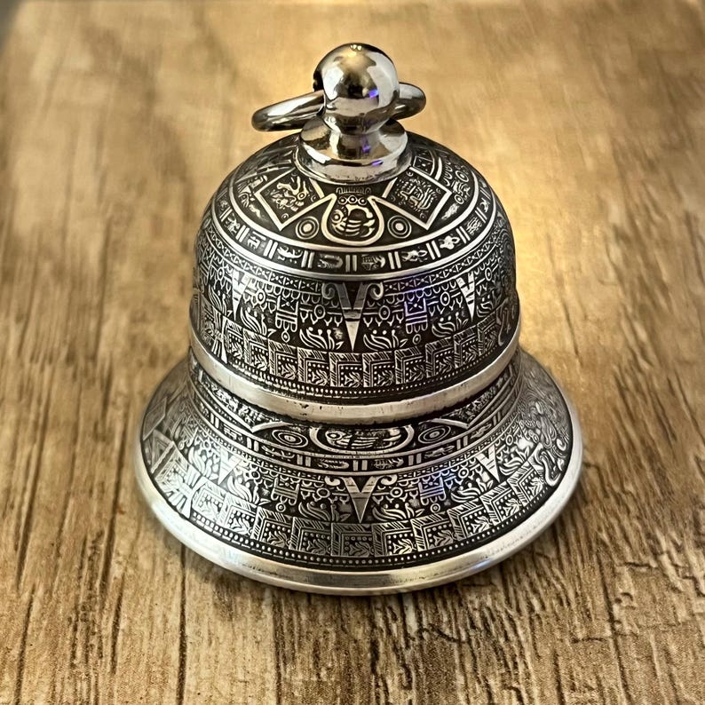 Aztec Calendar Motorcycle Bell - Handcrafted From .999 Fine Silver ...