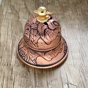 Handcrafted Indian Skull Motorcycle Bell / Collectible Bell Custom Made ...