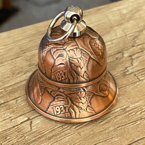 Handcrafted Indian Skull Motorcycle Bell Guardian Bell - Etsy