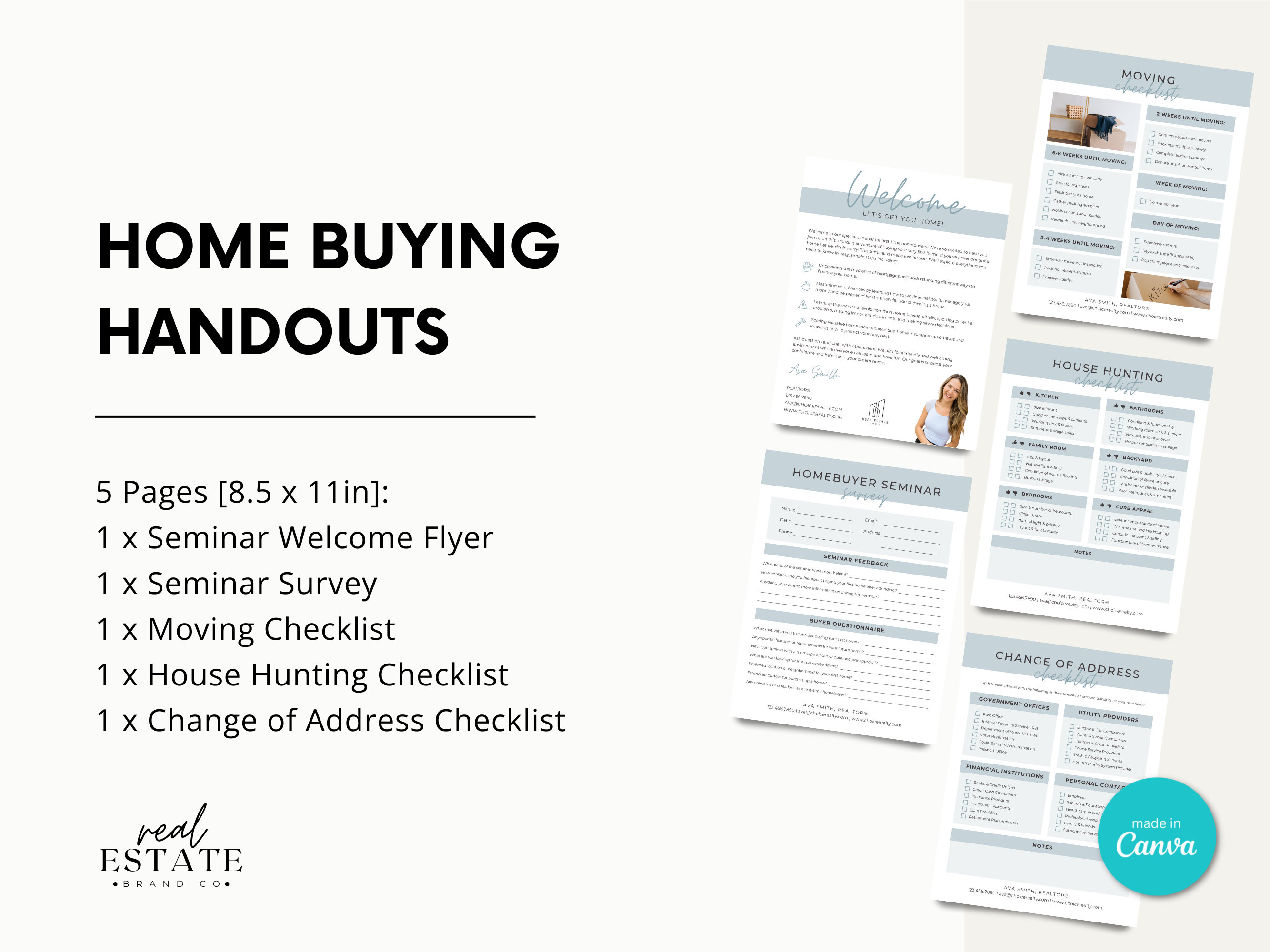 First Time Home Buyer Seminar Kit, Realtor Homebuyer Class Presentation ...