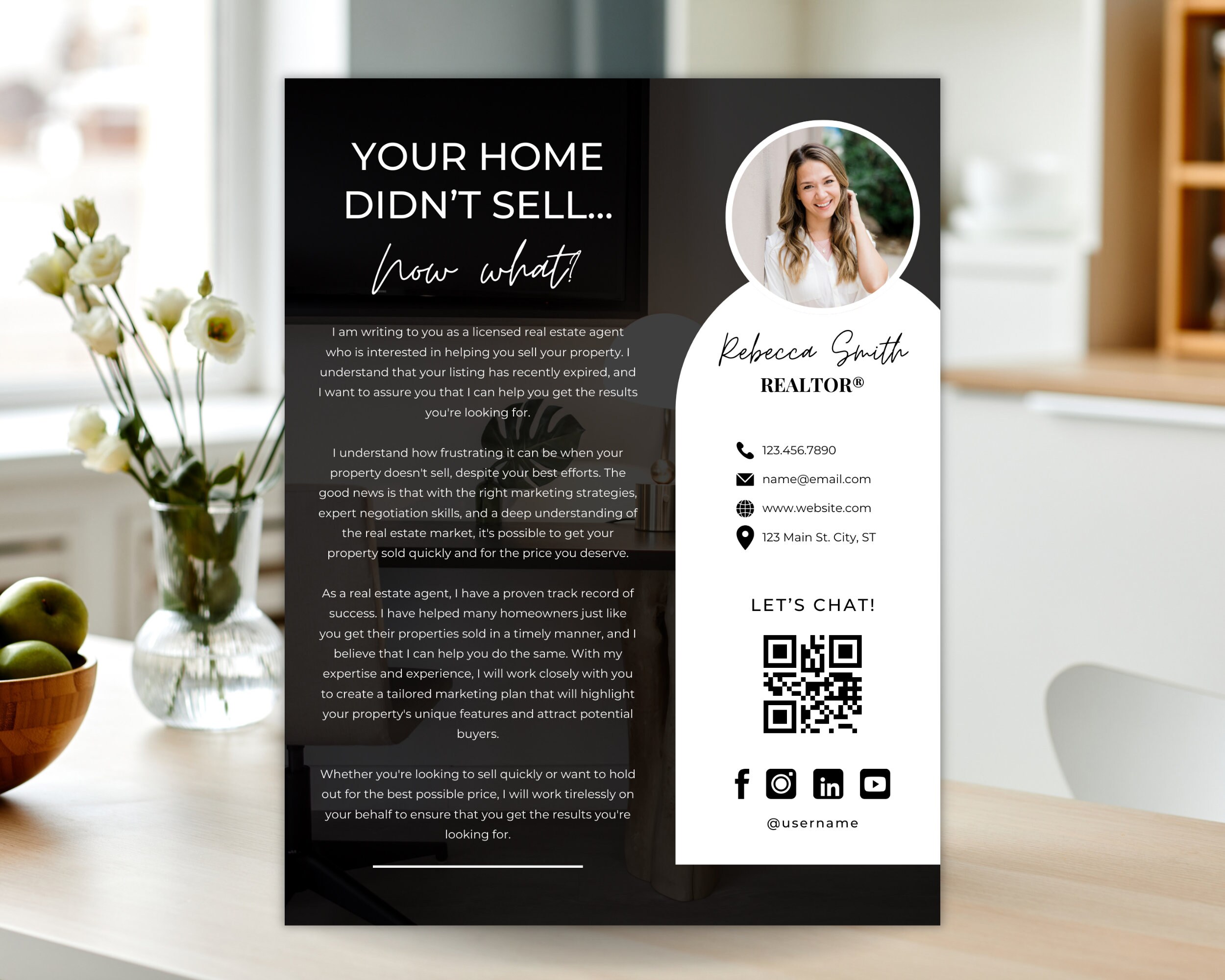 Real Estate Expired Listing Letter Template, Real Estate Letters, Real ...