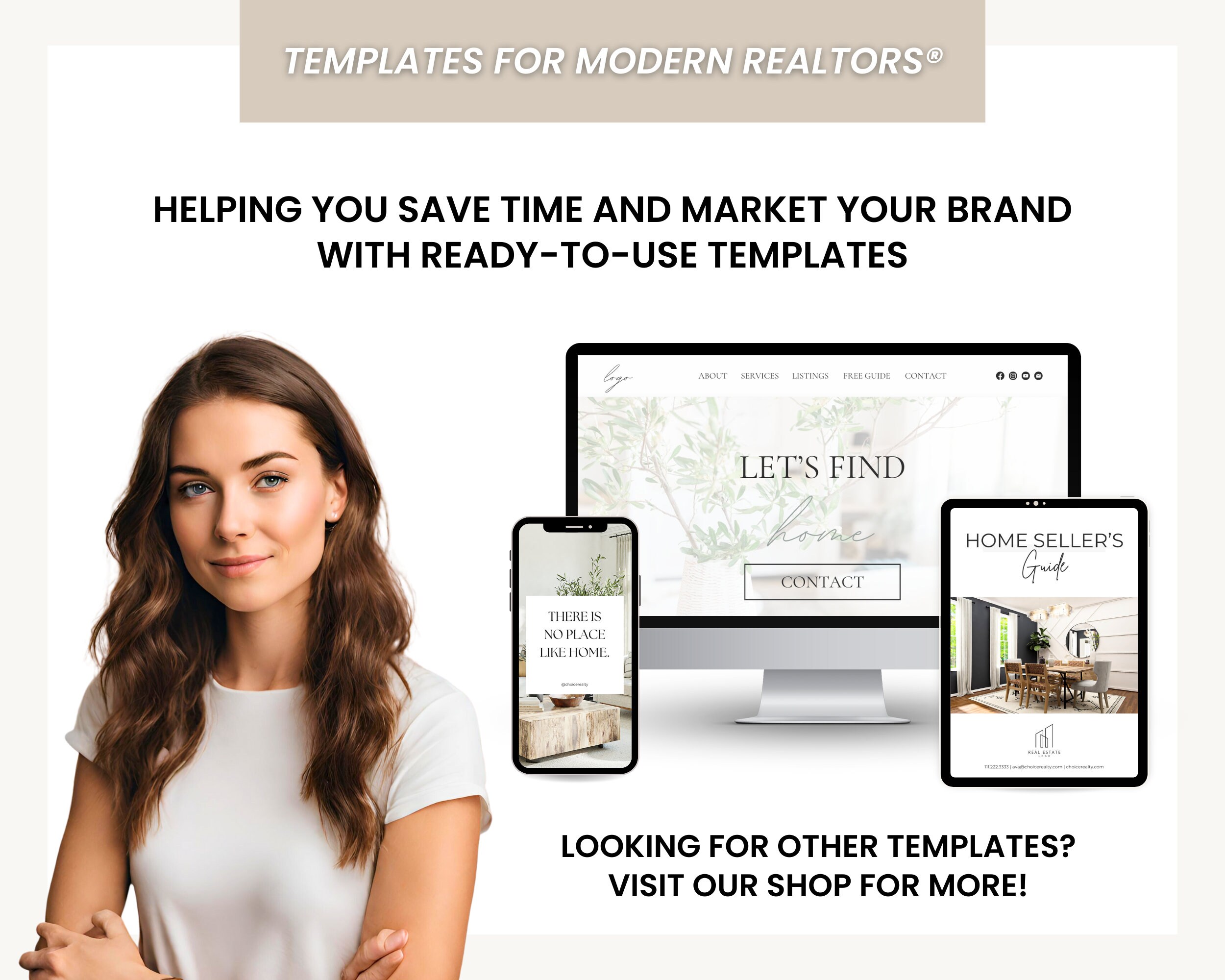 Real Estate Yard Sign Template & Custom Real Estate Sign Riders, Modern ...