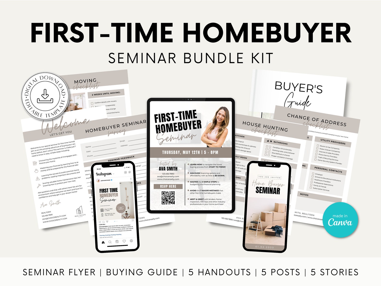 First Time Home Buyer Seminar Kit, Homebuyer Planner Seminar Bundle ...