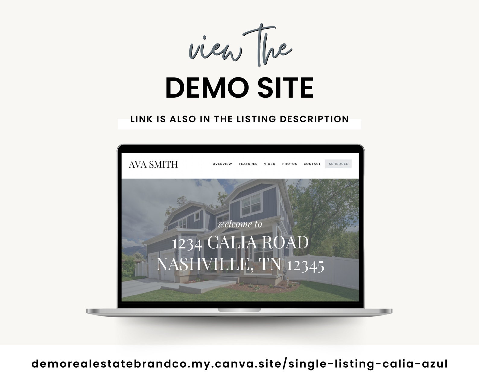 Real Estate Listing Landing Page, Real Estate Single Listing Website ...