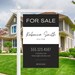 Modern Yard Sign Real Estate, Real Estate Yard Sign Template 24x36 ...