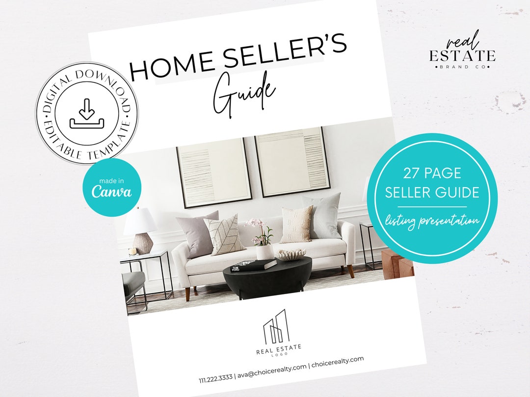 Home Selling Guide, Listing Presentation for Real Estate, Home Sellers ...