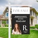 Modern Yard Sign Real Estate, Real Estate Yard Sign Template 24x36 ...
