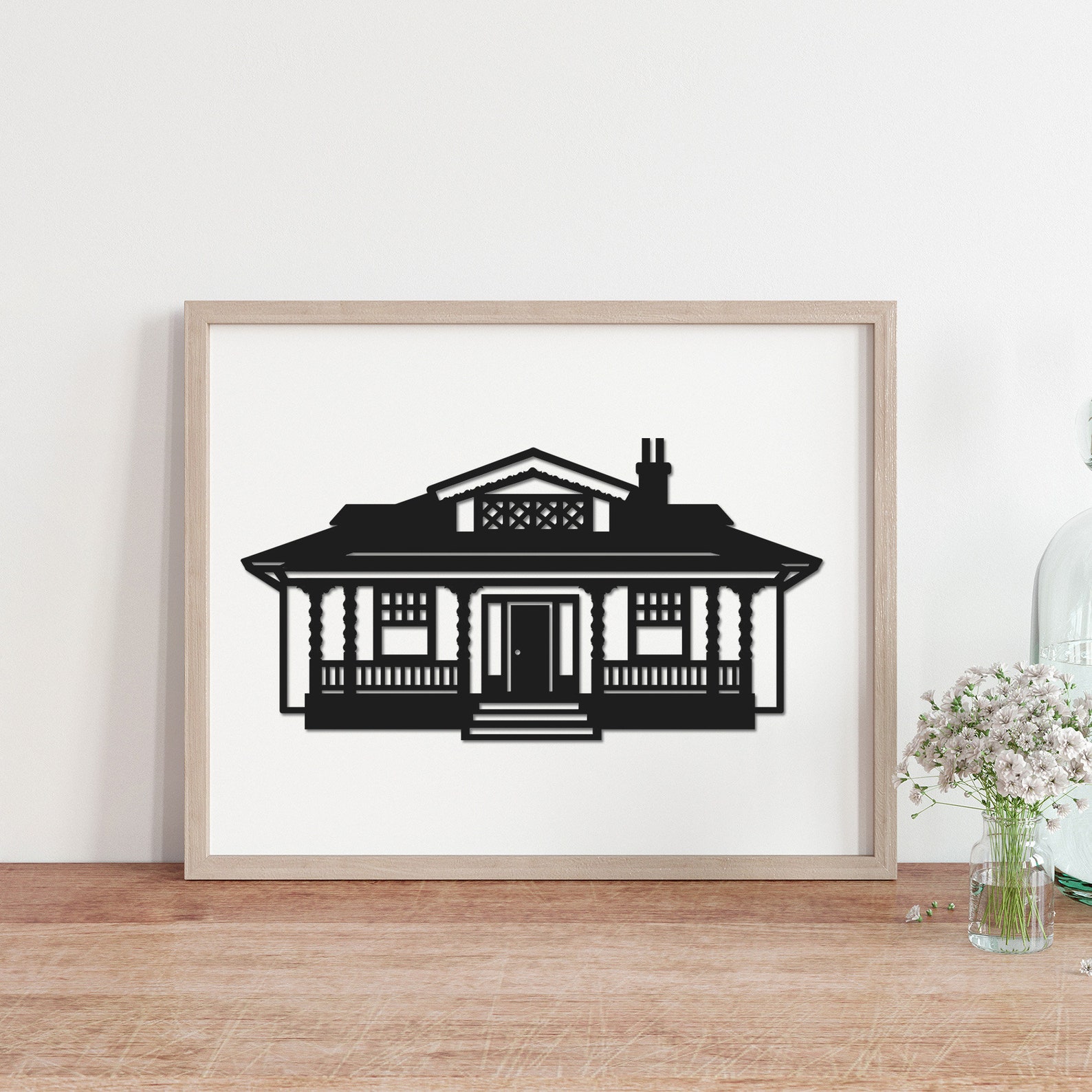 Hand-cut House Portrait house Warming Gift Idea Wonderful - Etsy