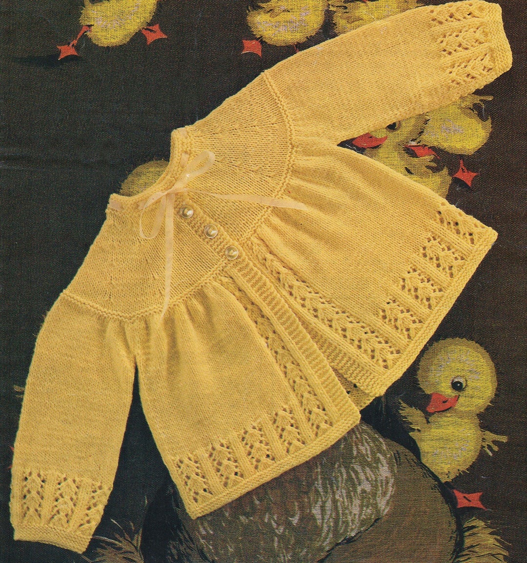 Baby Knitting Pattern Matinee Coat DK Pdf - Etsy