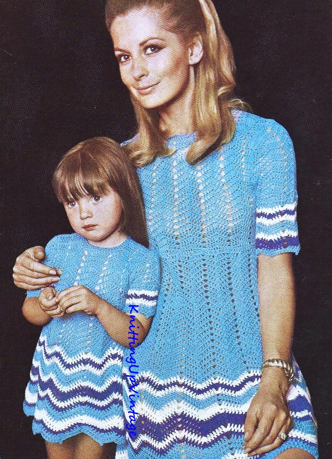 Crochet Pattern PDF Ladies and Girls Summer Cotton Dress Instant ...