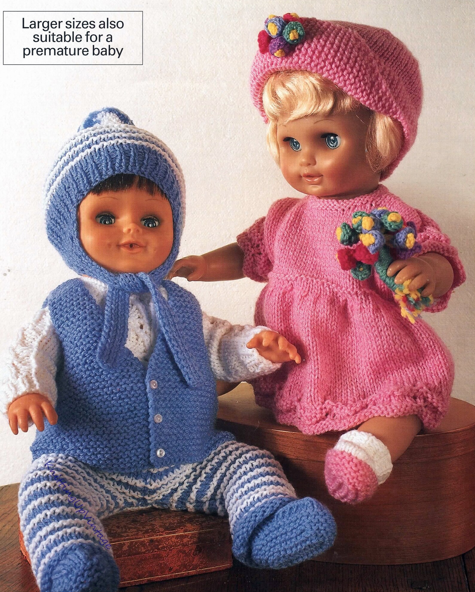 Baby Dolls Clothes Knitting Pattern DK 12 - 22