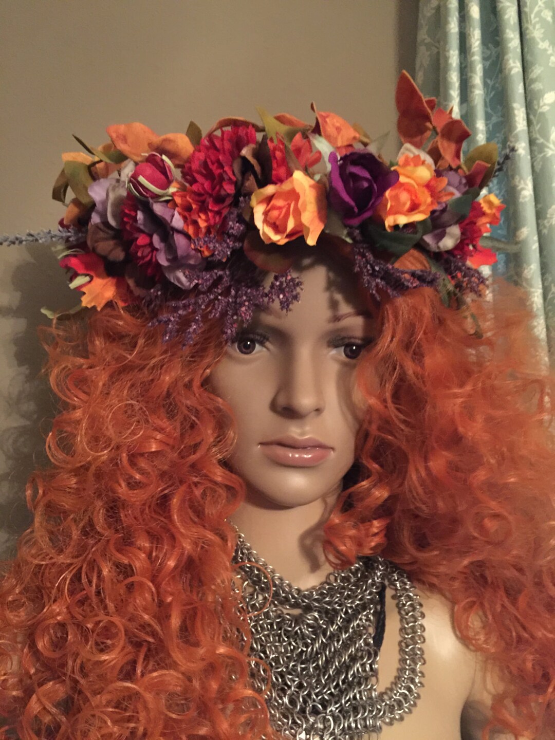 Fall Floral Crown-custom Floral Crowns - Etsy
