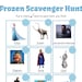 Frozen Scavenger Hunt - Etsy