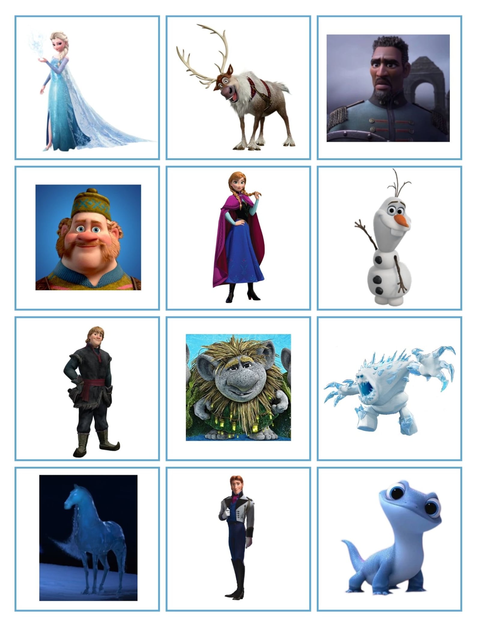 Frozen Scavenger Hunt - Etsy