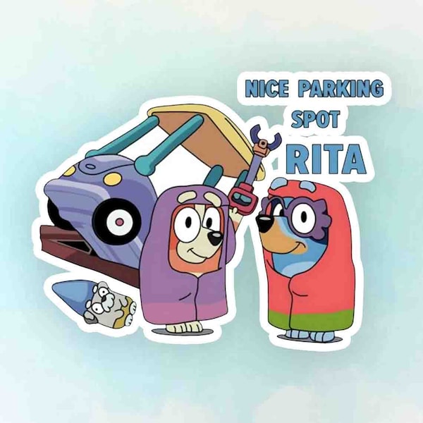 Nice Parking Spot Rita Sticker - Etsy