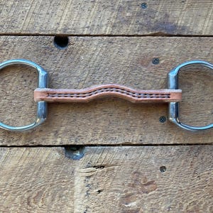 Leather Boucher Snaffle Bit - Etsy