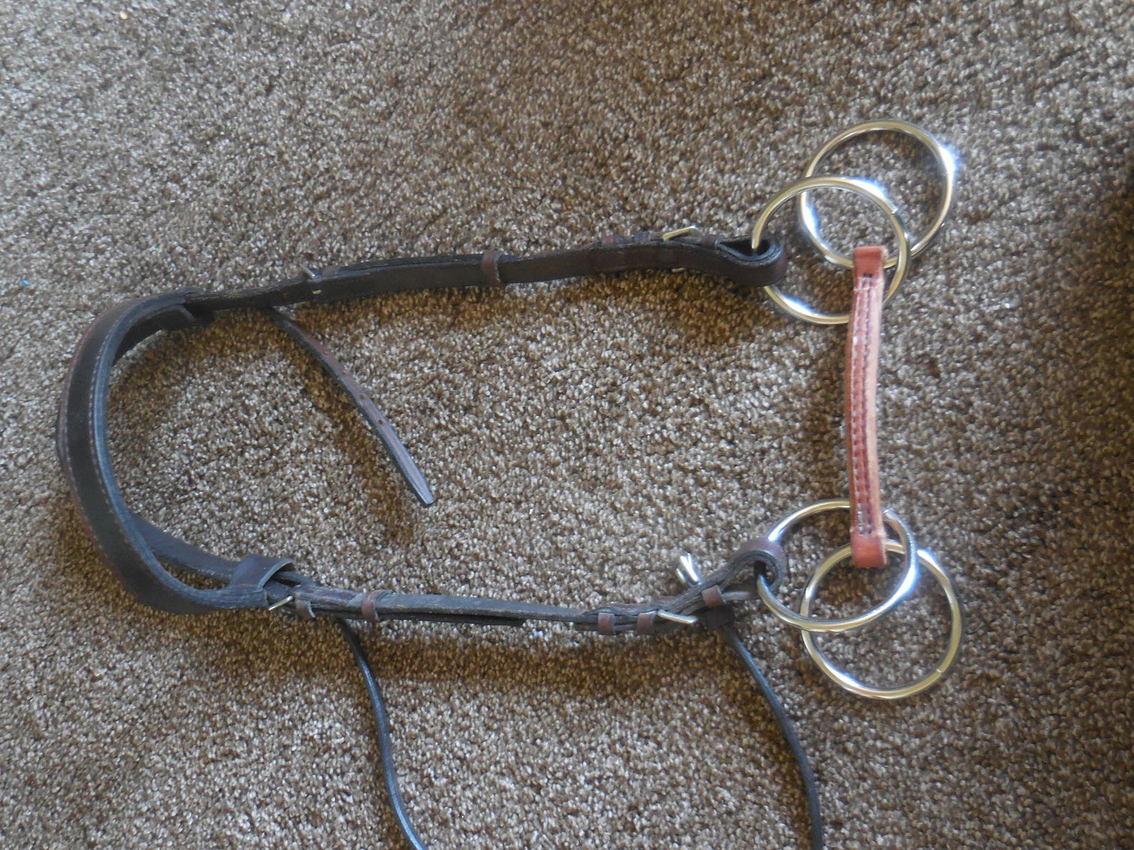 Double Ring Leather or Rope Snaffle Bit - Etsy