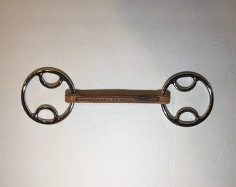 Leather Boucher Snaffle Bit - Etsy
