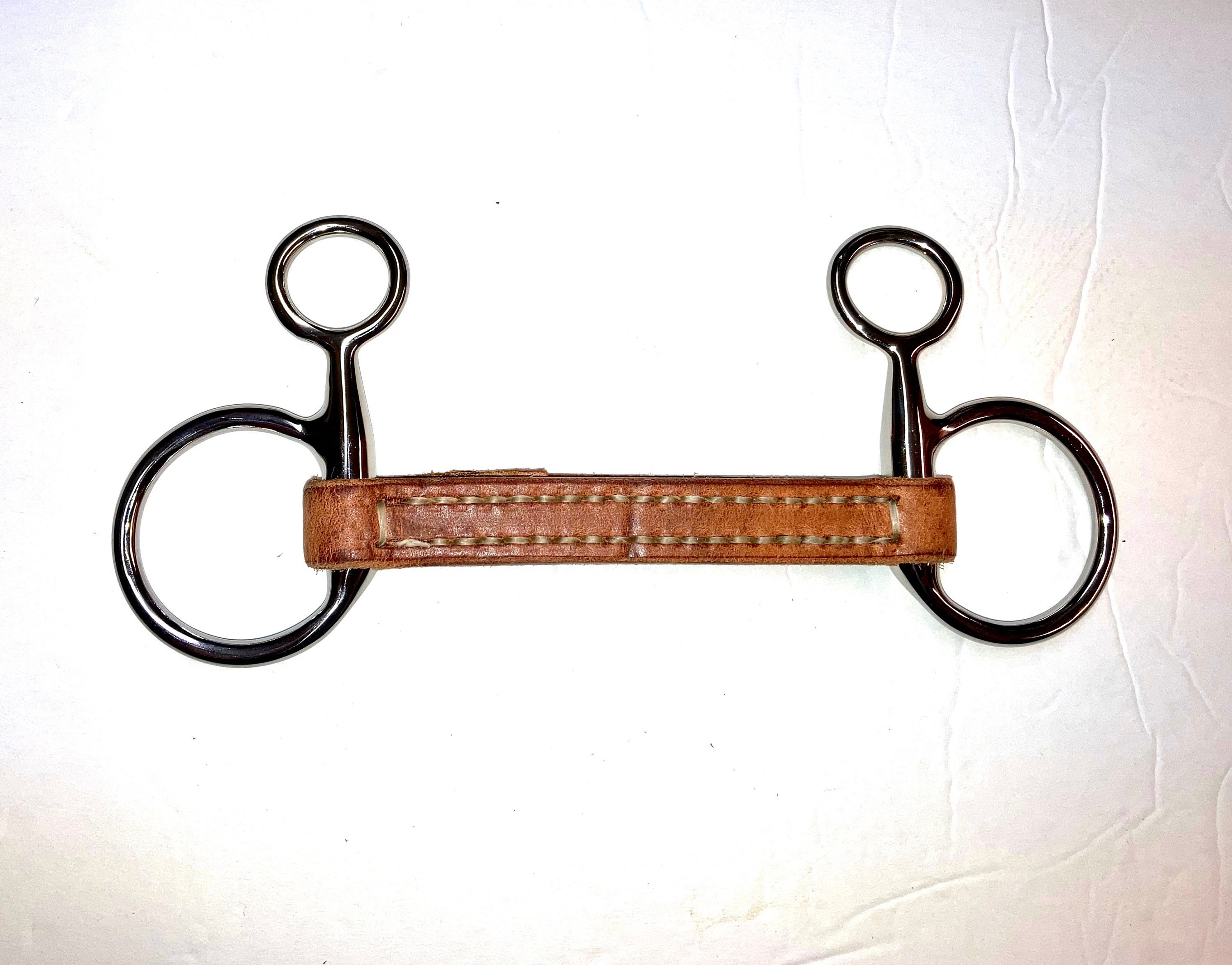 Leather Boucher Snaffle Bit - Etsy