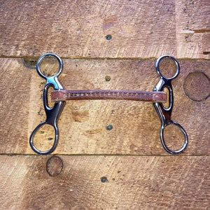 Leather Short Shank Western Curb Bit - Etsy