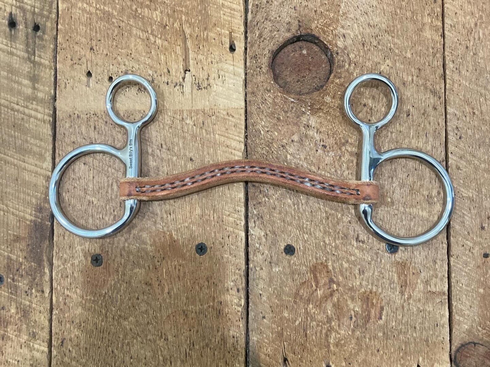 Leather Boucher Snaffle Bit - Etsy