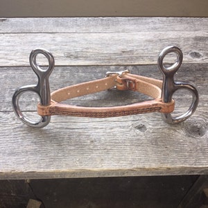 Leather Boucher Snaffle Bit - Etsy