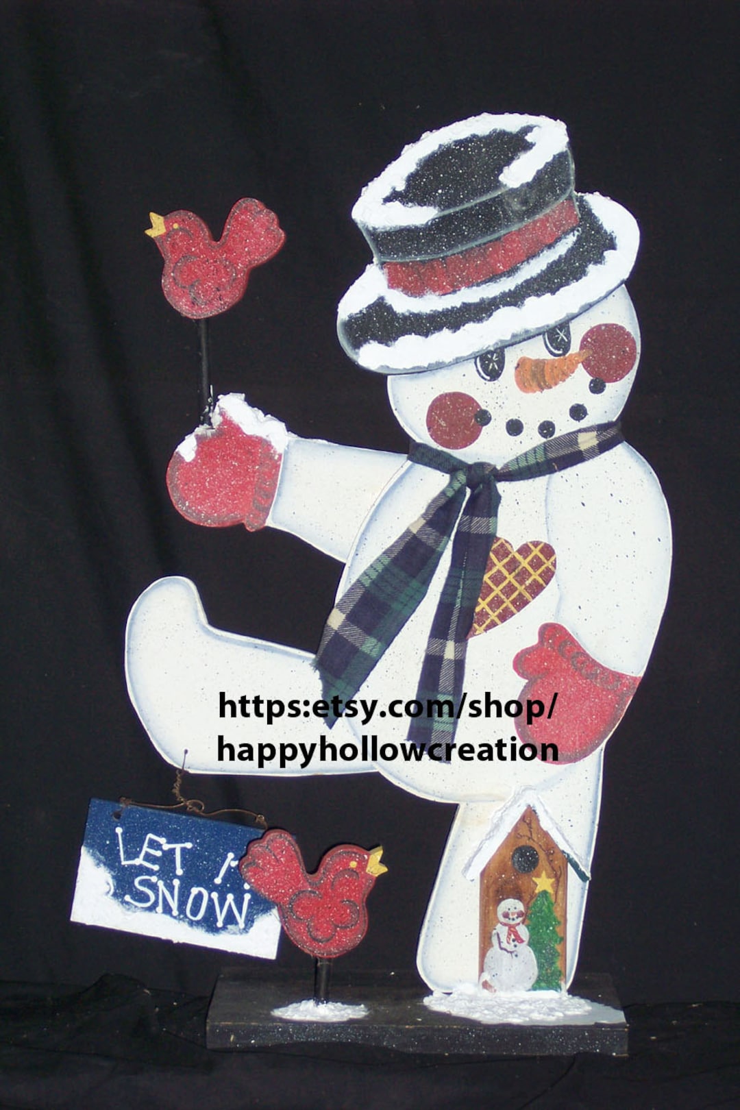 E Pattern Snowman Wood Pattern Packet Seasonal Decoration Porch ...