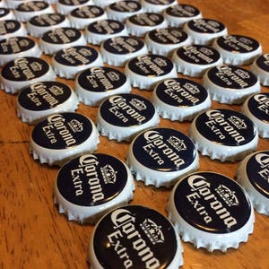 50 Corona Extra Bottle Caps - Etsy