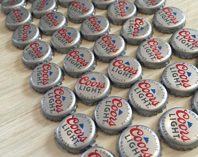 50 Coors Light Bottle Caps - Etsy