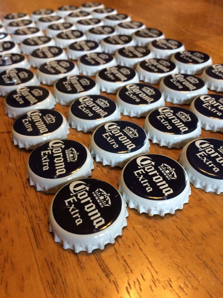 50 Corona Extra Bottle Caps - Etsy