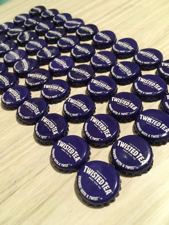 50 Twisted Tea Bottle Caps - Etsy