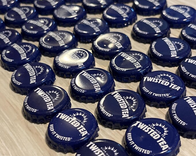 50 Twisted Tea Bottle Caps - Etsy