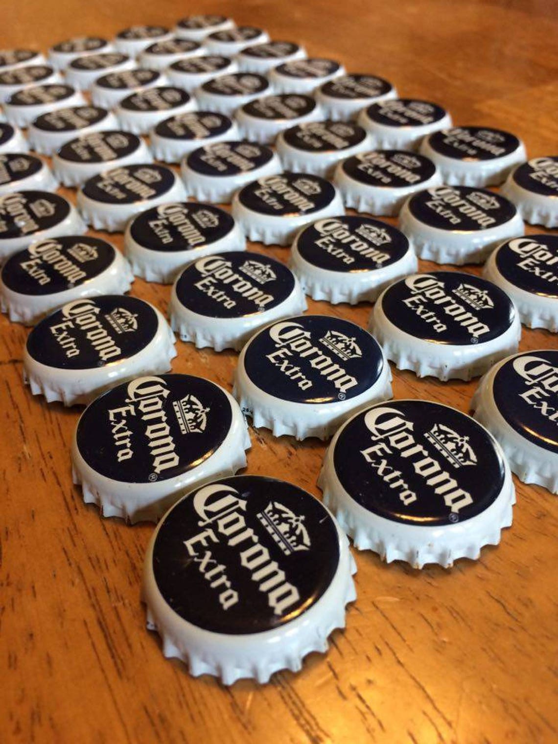 50 Corona Extra Bottle Caps - Etsy