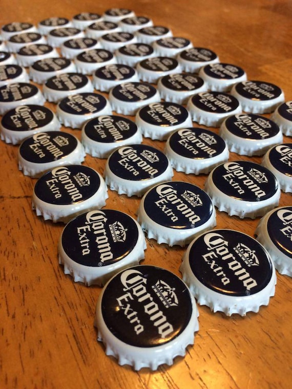 50 Corona Extra Bottle Caps - Etsy
