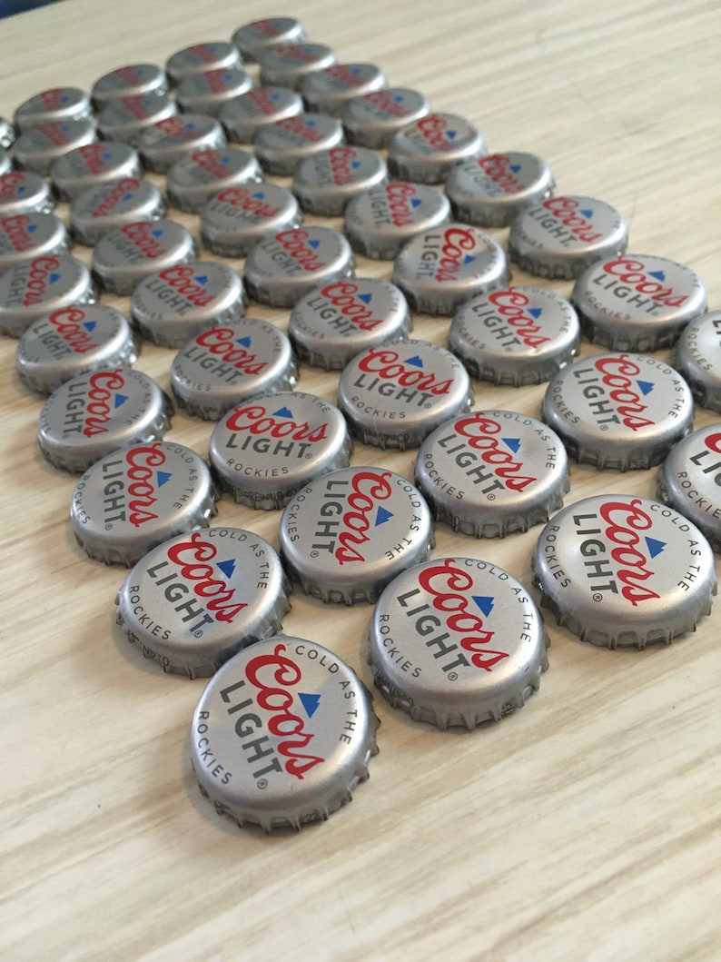 50 Coors Light Bottle Caps - Etsy