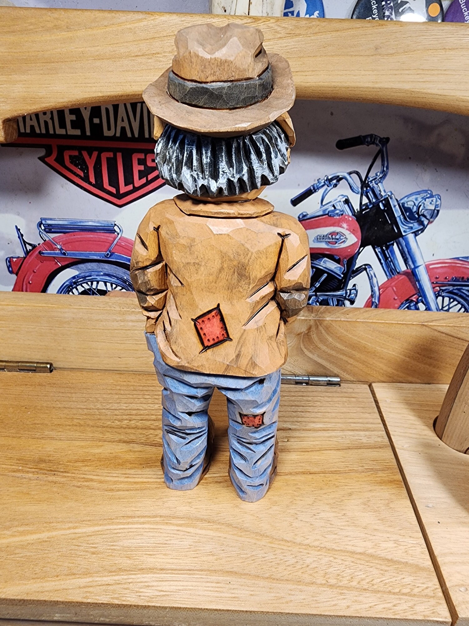 Hobo Woodcarving From the Hobo Series Hand Carved and Hand Painted by ...