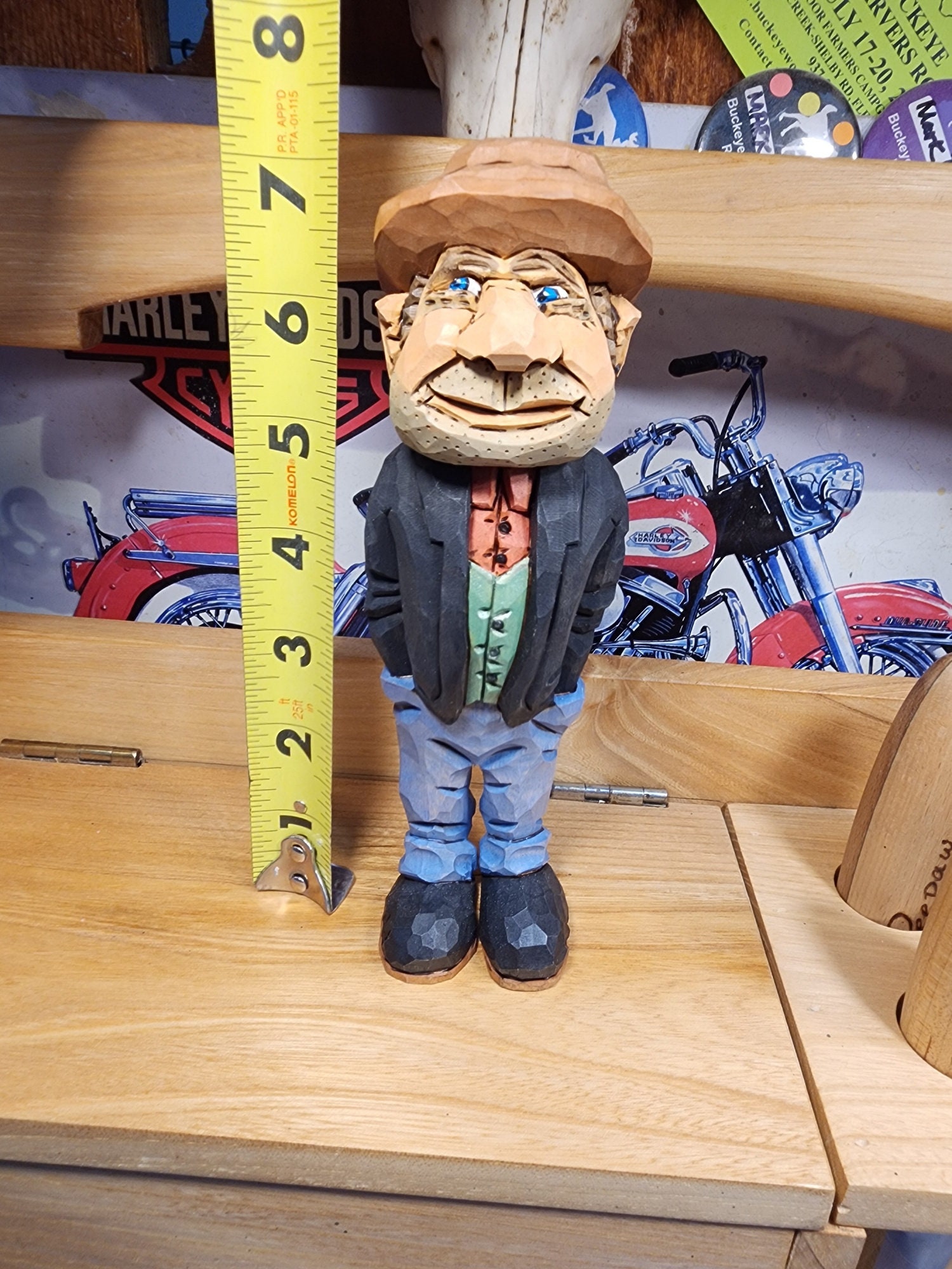 Hobo Woodcarving From the Hobo Series Hand Carved and Hand Painted by ...