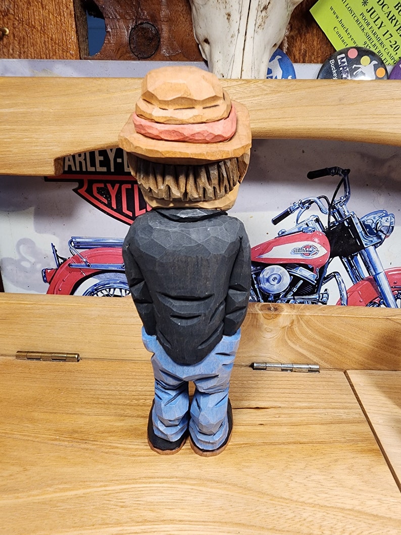 Hobo Woodcarving From the Hobo Series Hand Carved and Hand Painted by ...