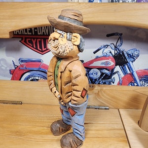 Hobo Woodcarving From the Hobo Series Hand Carved and Hand Painted by ...