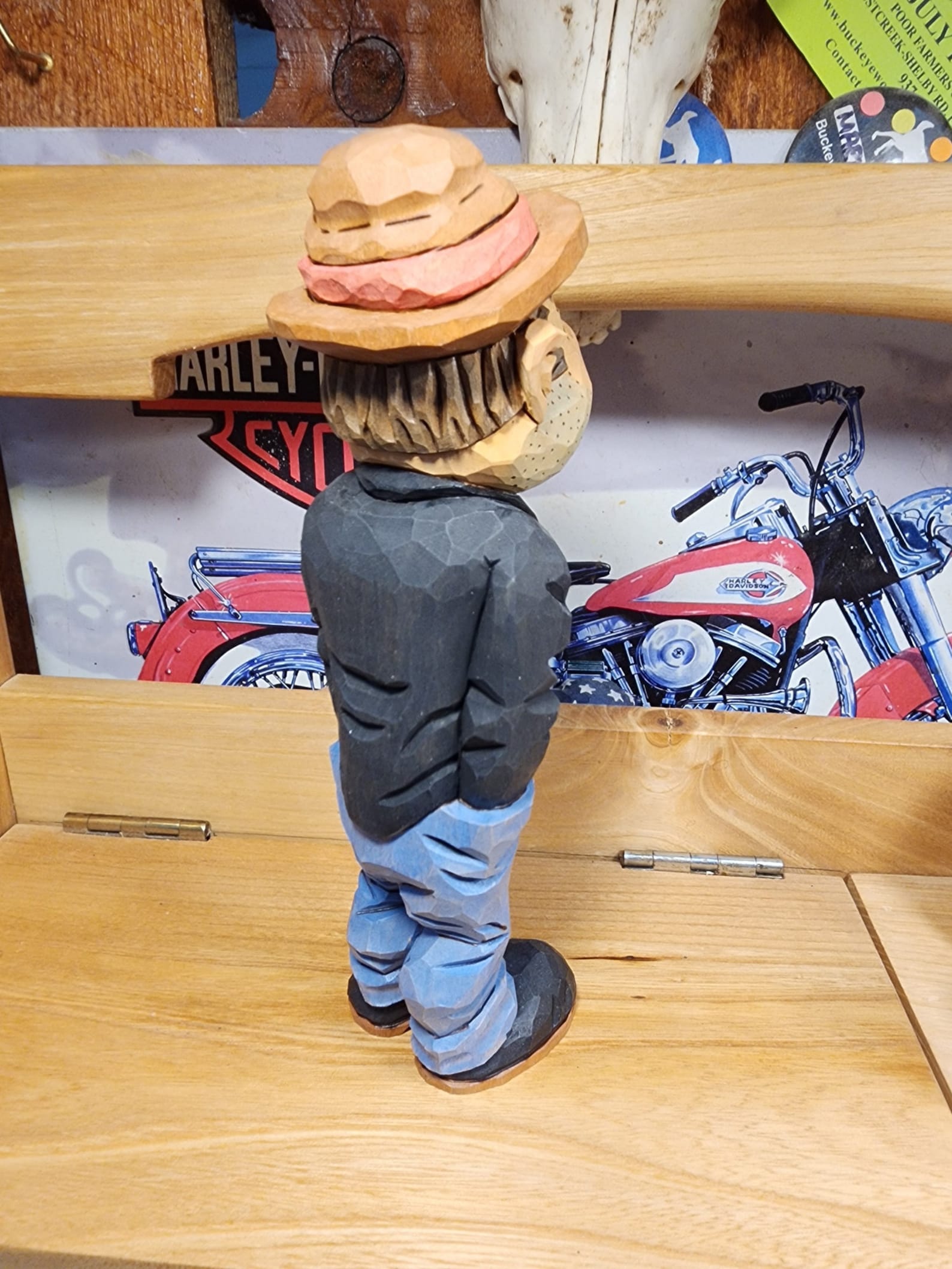 Hobo Woodcarving From the Hobo Series Hand Carved and Hand Painted by ...