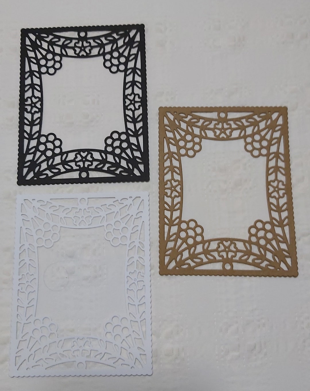 Cutouts of 3 Lace Style Frames to Decorate All Your Scrapbooking ...